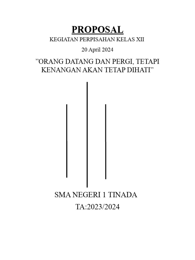 Proposal Kegiatan Perpisahan Kelas 12 | PDF