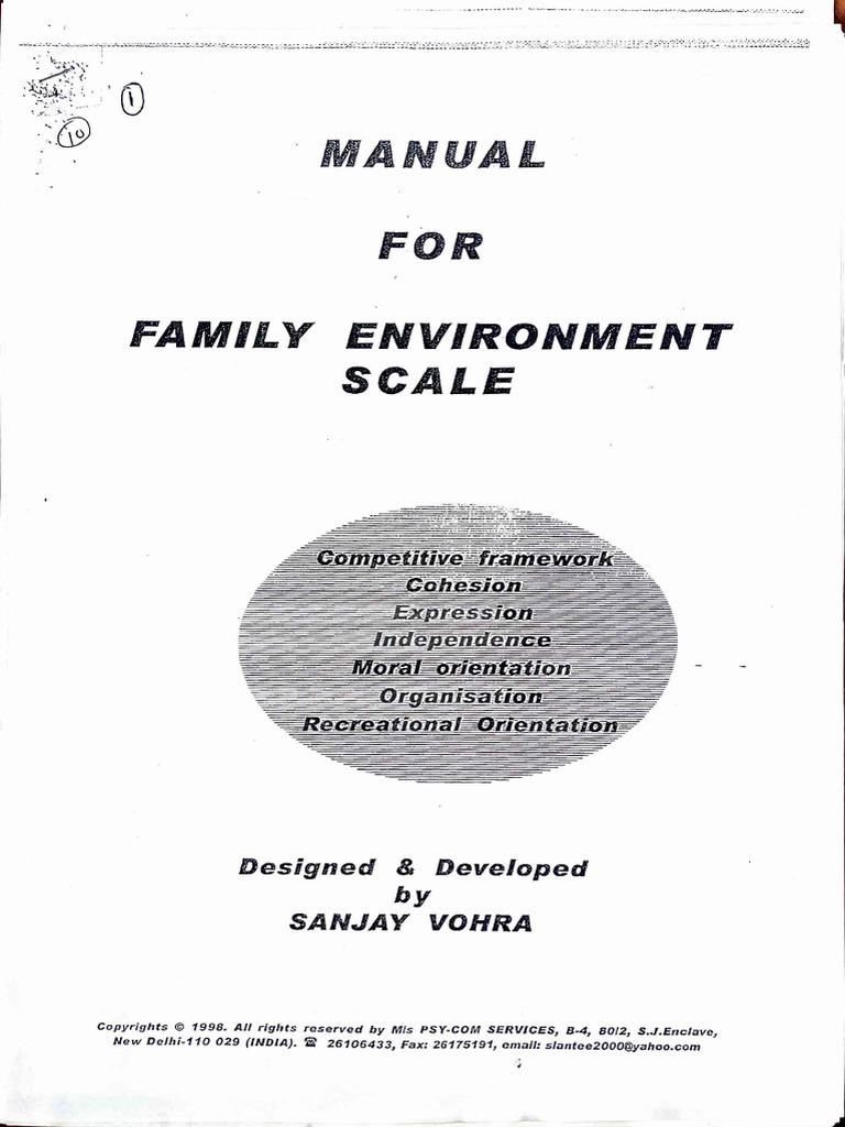 Fes Manual | Download Free PDF | Standard Score