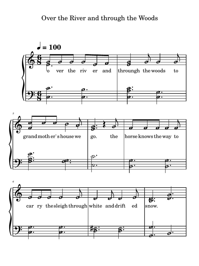 Over the River and Through the Woods | PDF
