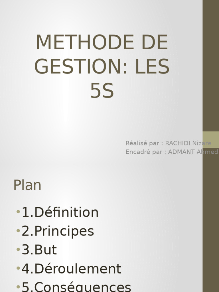 Les 5s Nizare - Compress | PDF
