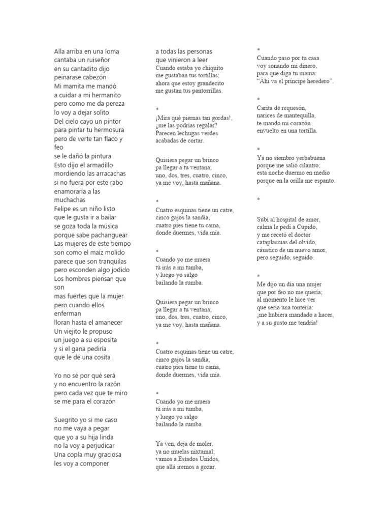 Coplas Chistosas | PDF | Novela negra, policíaca y suspenso | Poesía