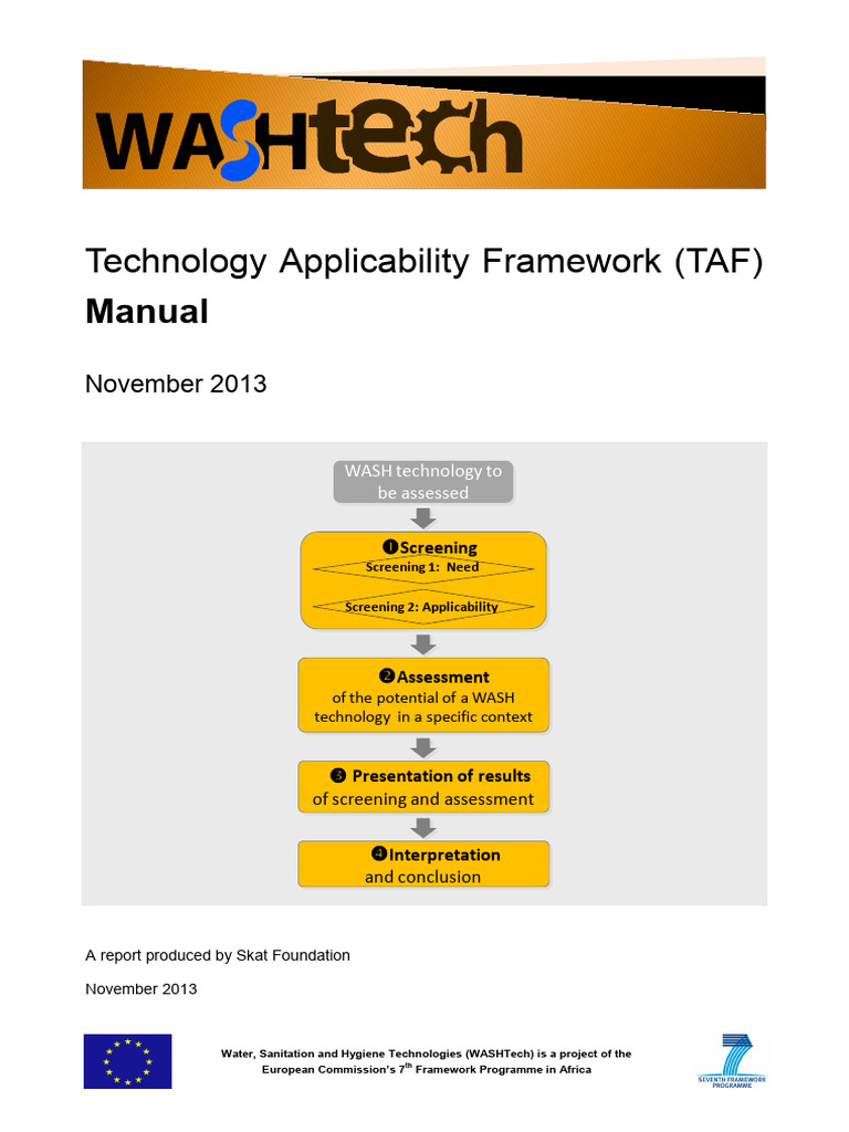 310 Washtech 2013 Taf Manual | PDF | Sustainability | Wash
