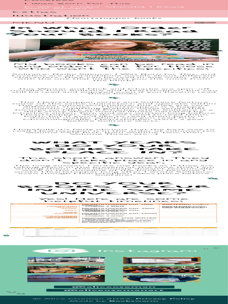 In What Order Should I Read Your Books Alice Oseman Pdf