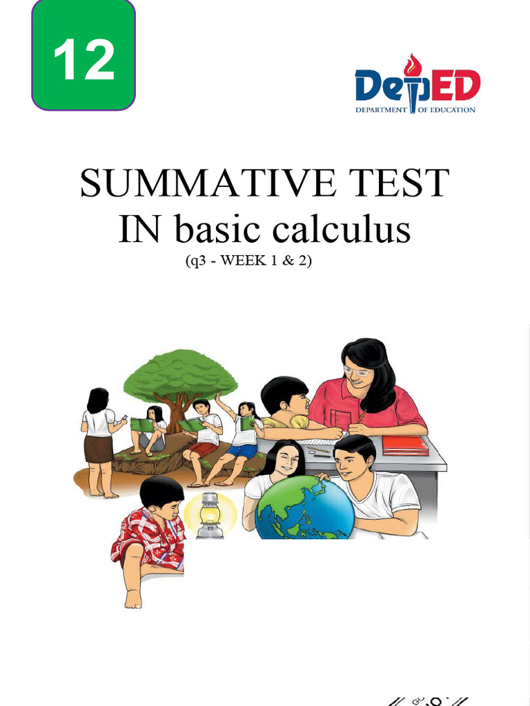 Summative Test 1 | PDF | Analysis | Mathematical Concepts