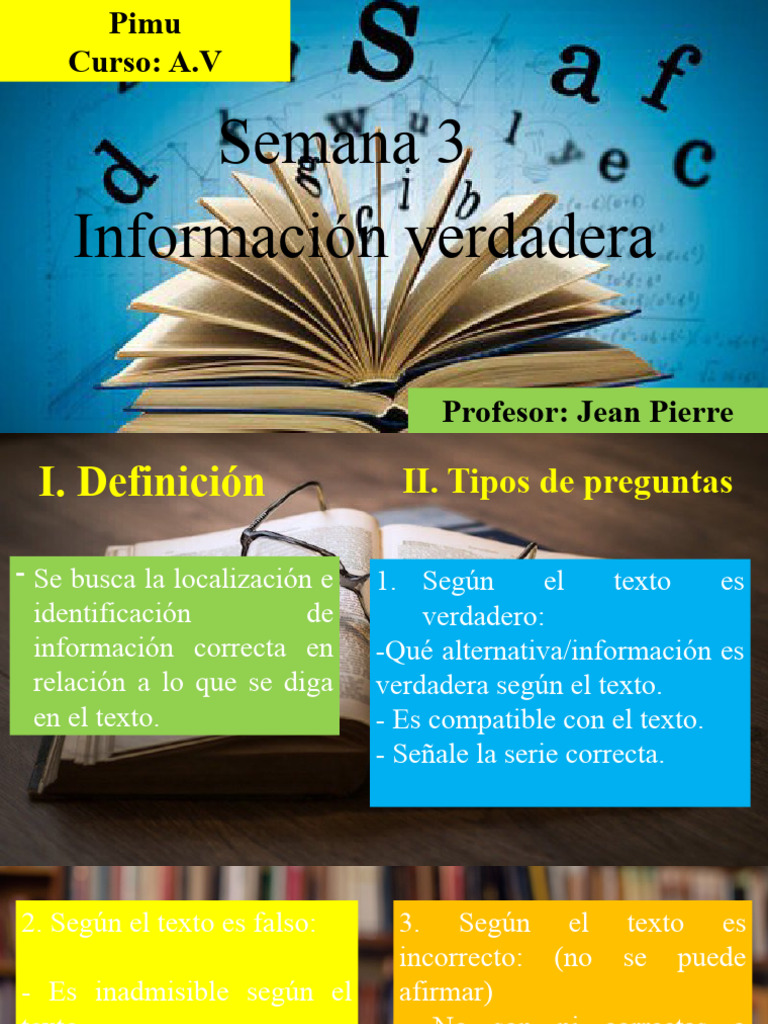 S3 INFORMACION VERDADERA | PDF