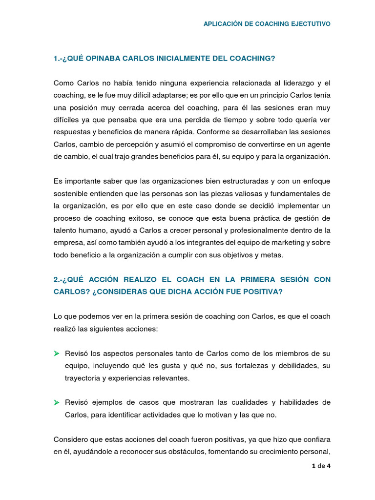 3.-Coaching Ejecutivo | PDF | Business