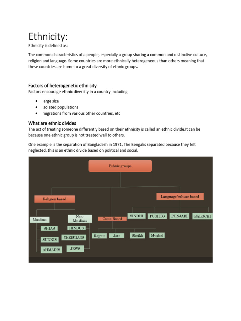 Ethnicity | PDF