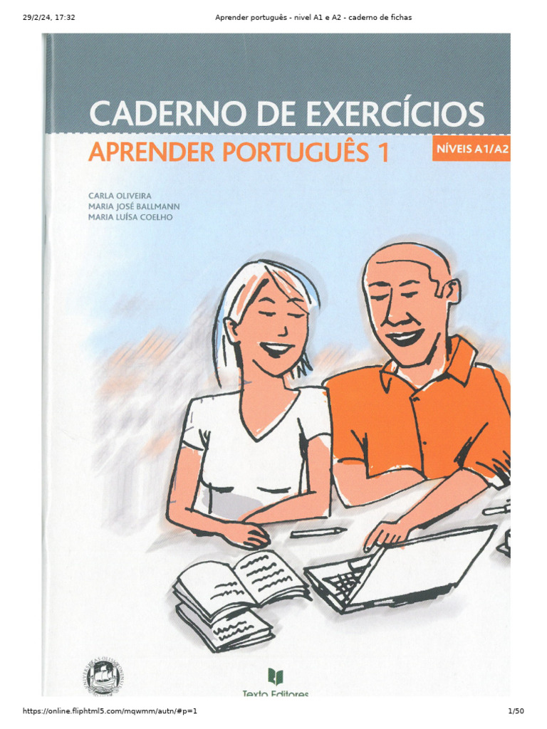 Aprender Português - Nivel A1 e A2 - Caderno de Fichas | PDF