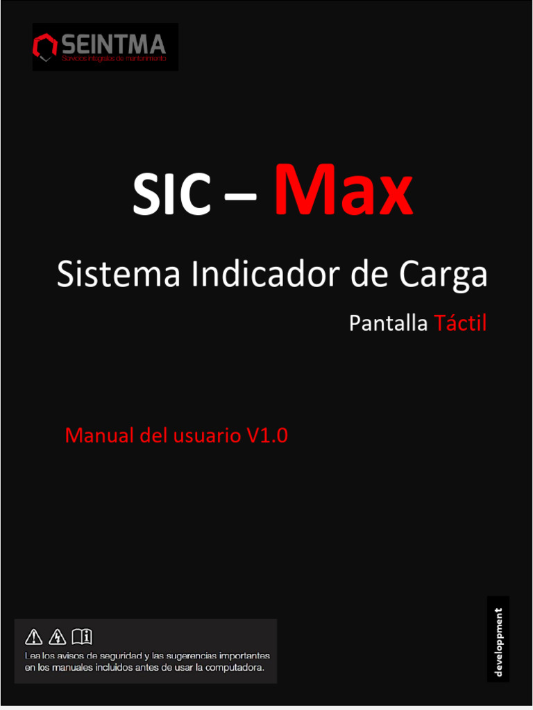 SDQ - Gral - M - 006 Manual de Operacion Sic-Max - V2 | PDF | Bienes manufacturados