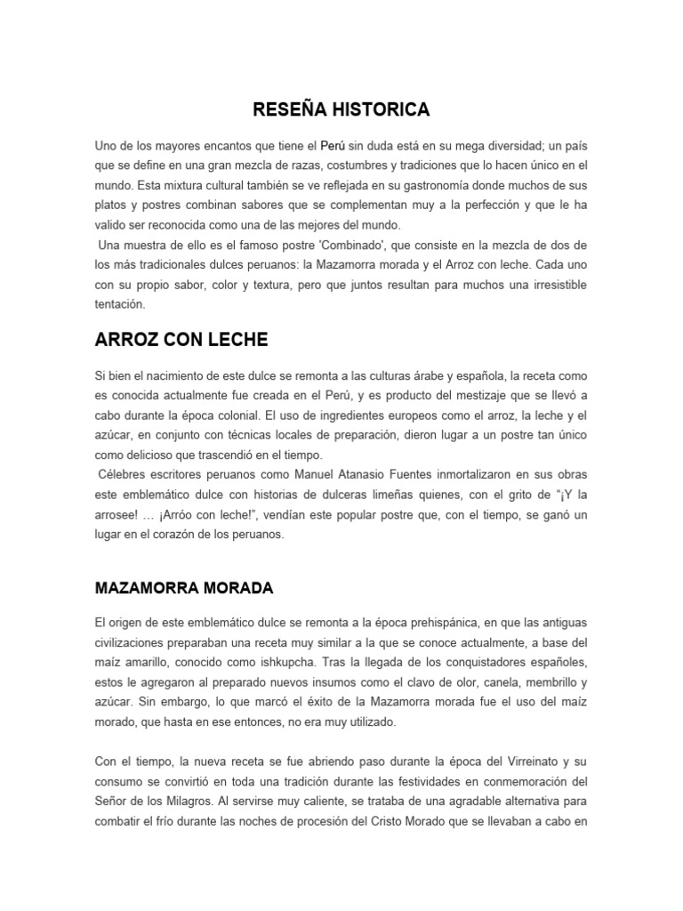 Reseña Historica | PDF