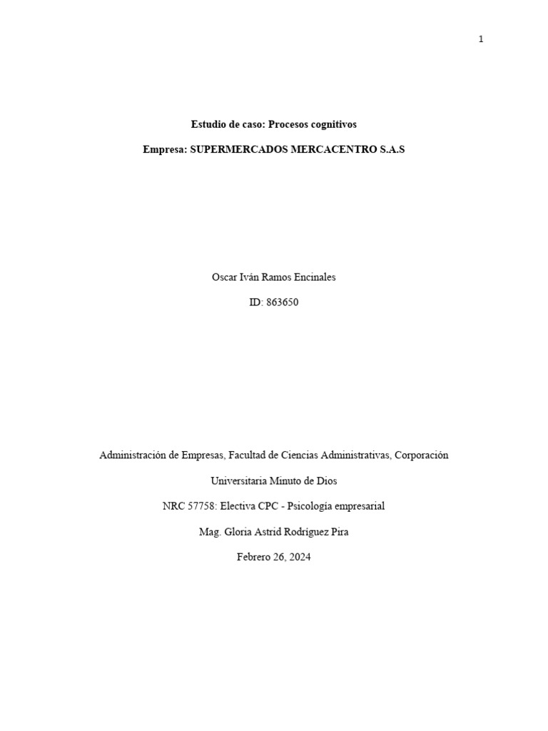 Actividad 3 - Electiva CPC | PDF | Business | Supermercado