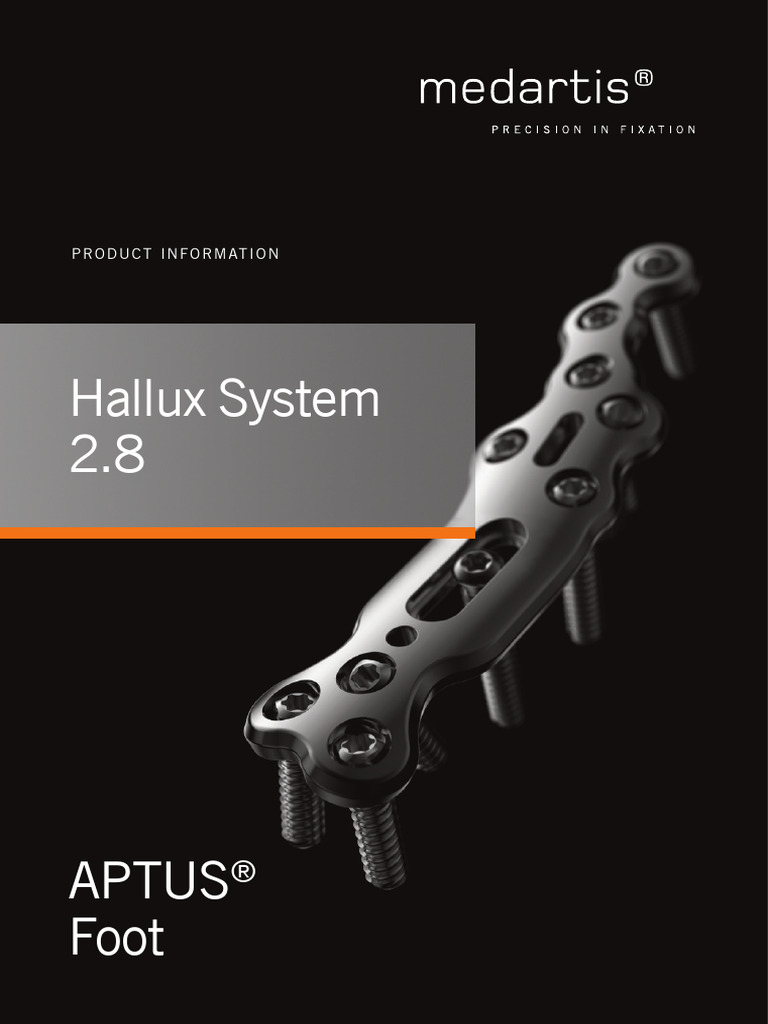 FOOT-05000001 Hallux System 2.8 Product Information | PDF | Screw ...