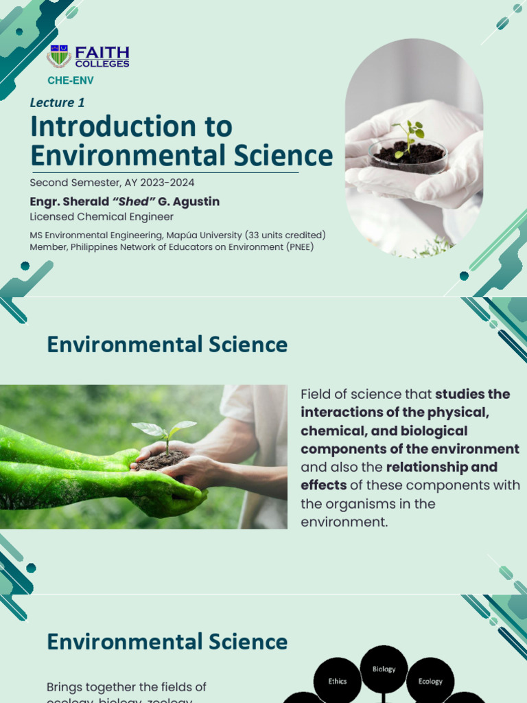Intro to Environmental Science | PDF | Environmental Science | Ecosystem