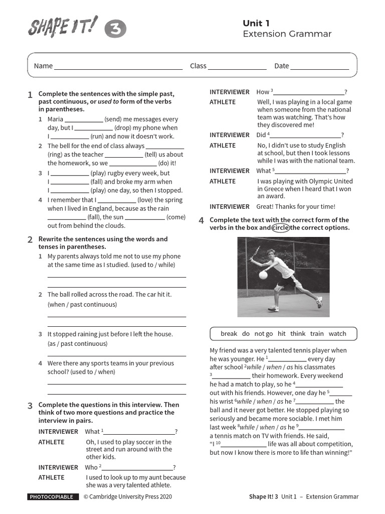 1st Bach. Worksheet #2 Week 20 | PDF