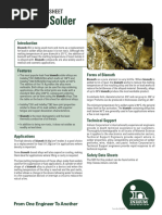 Solder Alloy Chart | PDF | Solder | Soldering