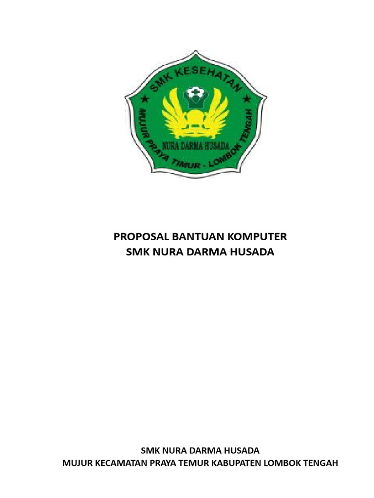 Proposal Komputer | PDF | Karier & Perkembangan