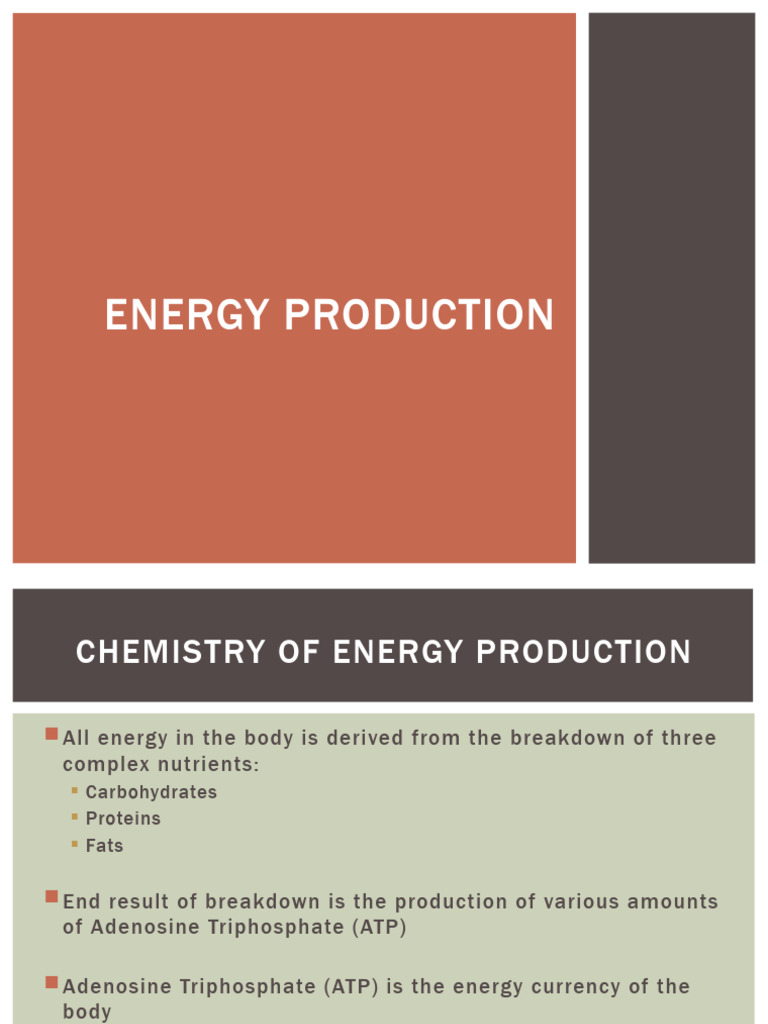 Energy Production | PDF