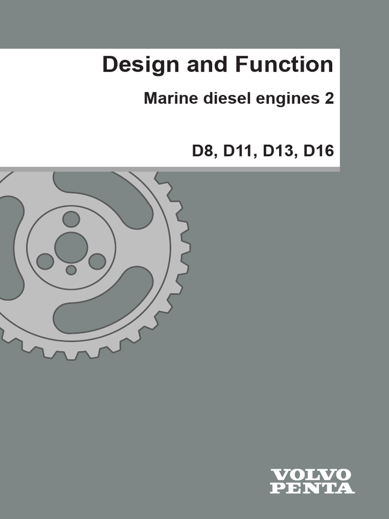 Design and Function: Marine Diesel Engines 2 D8, D11, D13, D16 | PDF