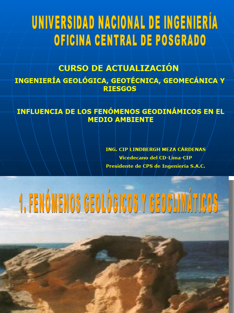 Fenomenos Geologicos y Geoclimaticos | PDF
