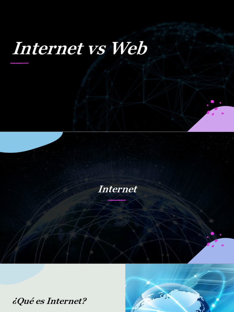 Internet Vs Web | PDF
