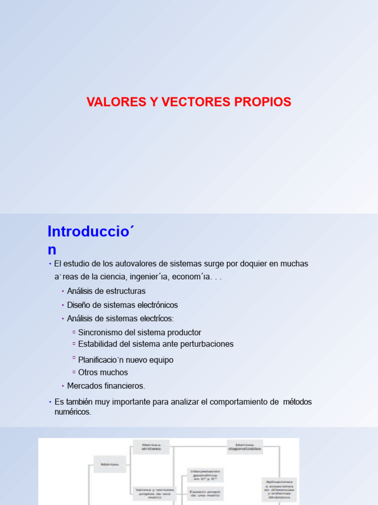 Valores y Vectores Propios 08-09-22 | PDF | Valores propios y vectores propios | Matriz ...