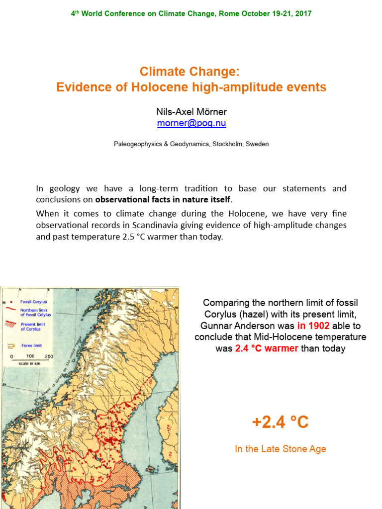 Geologists' Insights on Holocene Climate | PDF | Holocene | Climate