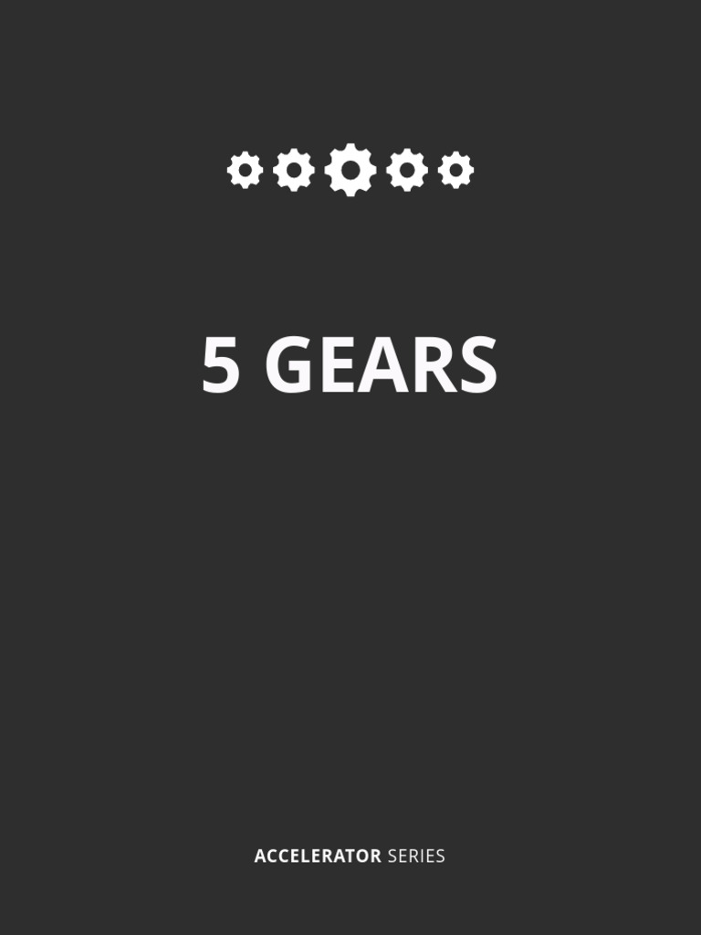 Assessing Your 5 Gears for Balance | PDF | Disciplines | Psychological ...
