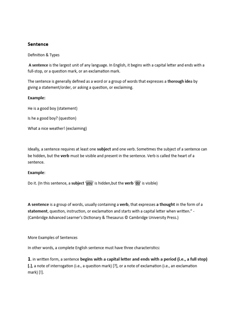 GNS 301 | PDF | Sentence (Linguistics) | Clause