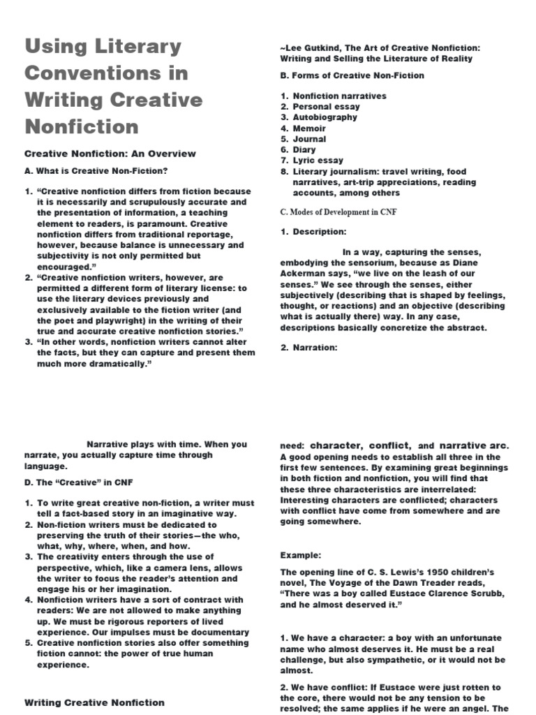 Cnf-Module 4 | PDF | Creative Nonfiction | Non Fiction