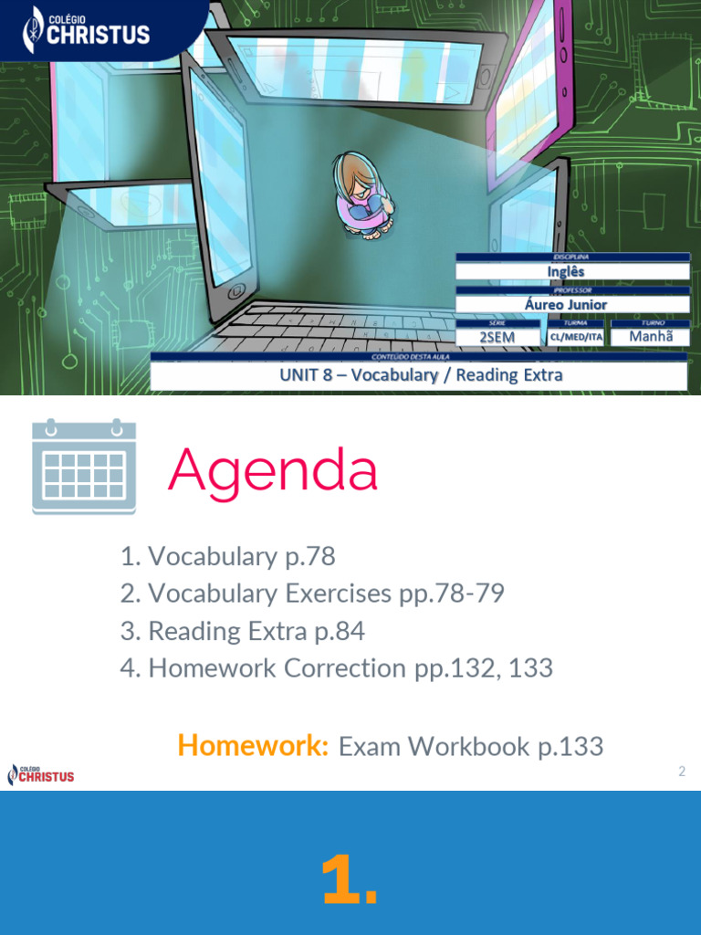 Slides - 2sem - Lesson 34 - Unit 8 - Vocabulary - Reading Extra | PDF ...
