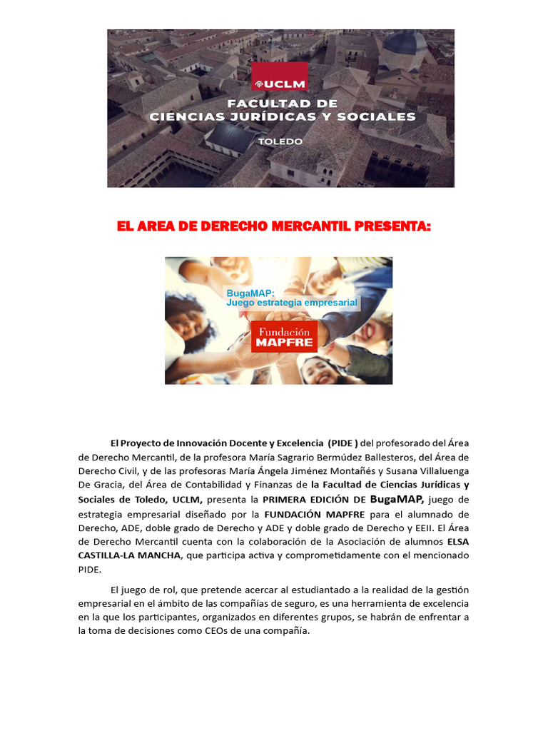 PRESENTACIÓN BUGAMAP (Version Definitiva) | PDF | Aprendizaje