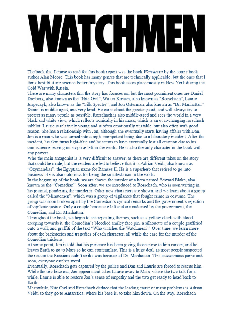 Watchmen | PDF