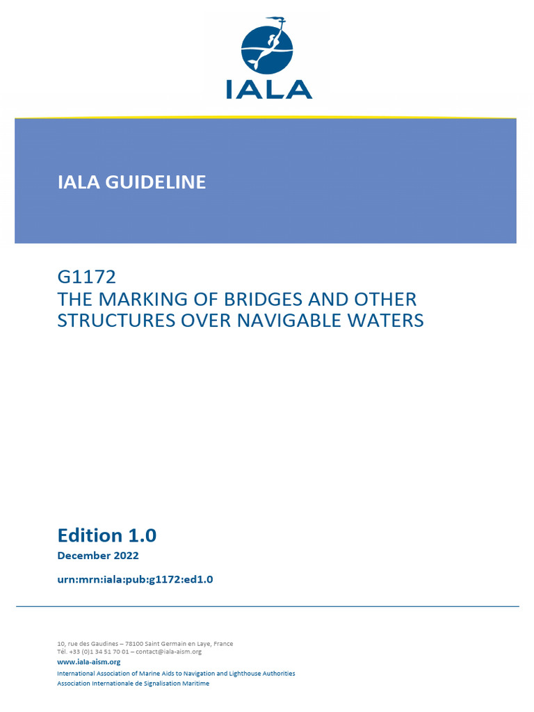 Marking Guidelines for Navigable Bridges | PDF | Navigation