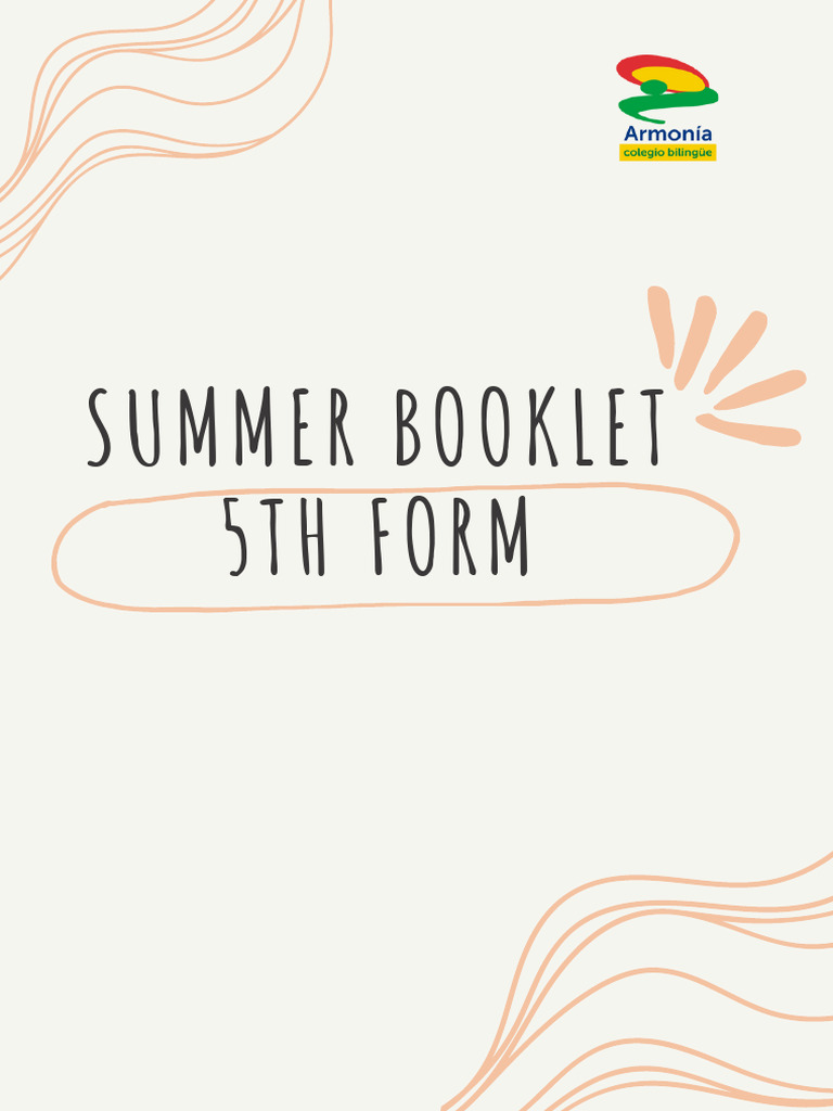 5TH Form - Cuadernillo | PDF | Verb | Linguistics