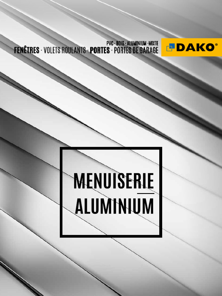 Menuiserie ALUMINIUM | PDF | Technologie et ingénierie