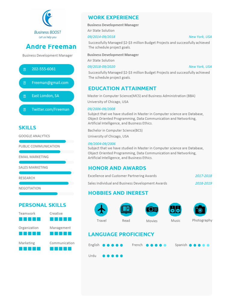 Sample Resume | PDF | Communication | Information Technology