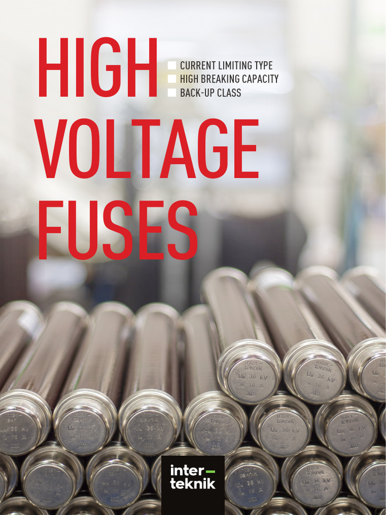 High Voltage Fuses Inter Teknik | PDF | Fuse (Electrical) | Transformer