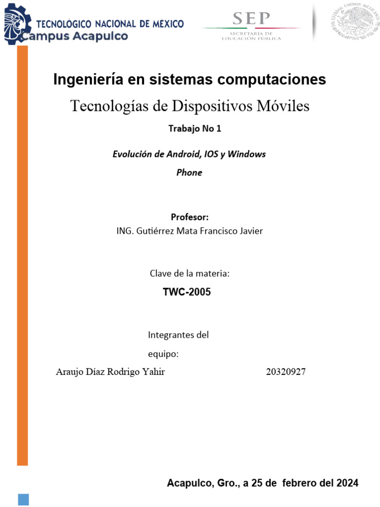 Evolución - Android, IOS y Windows Phone | PDF | Ios | Yo telefono