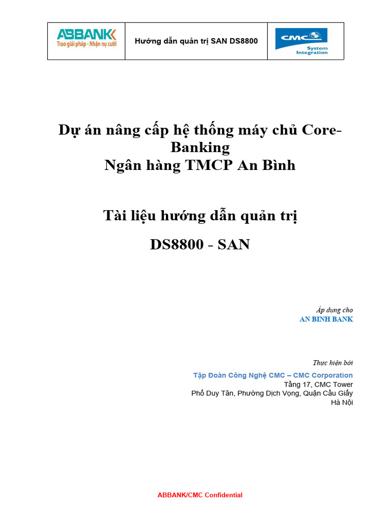 ABB DS8800 - Admin Guide - v0.1 - TV | PDF