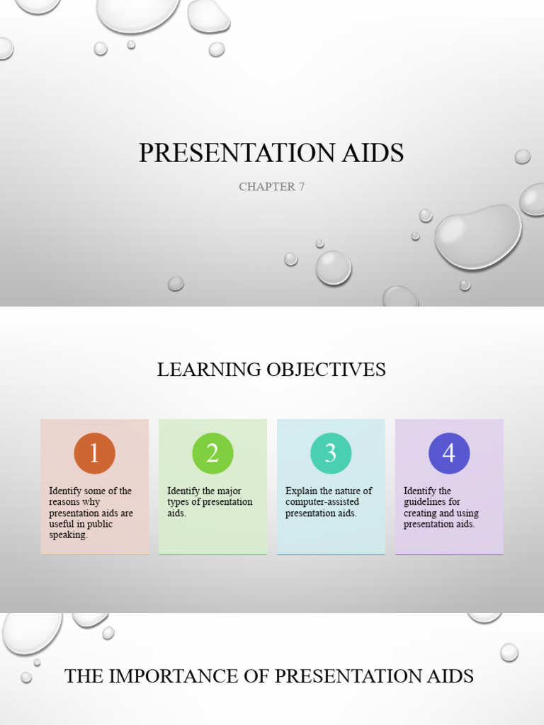 Effective Use of Presentation Aids | PDF