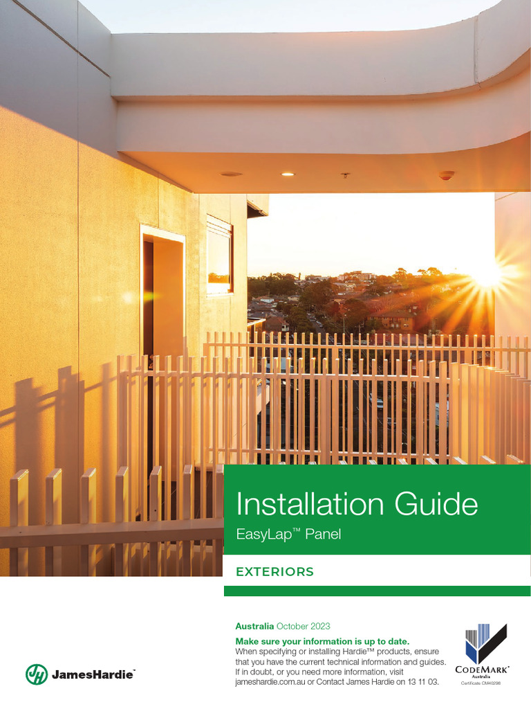 EasyLap Panel Installation Guide Oct23 | PDF