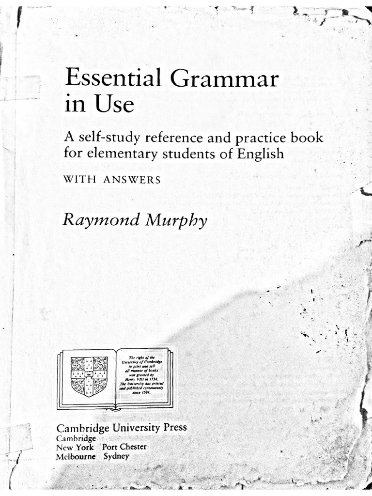 Essential Grammar in Use Elementary 1st Edition 2 | PDF
