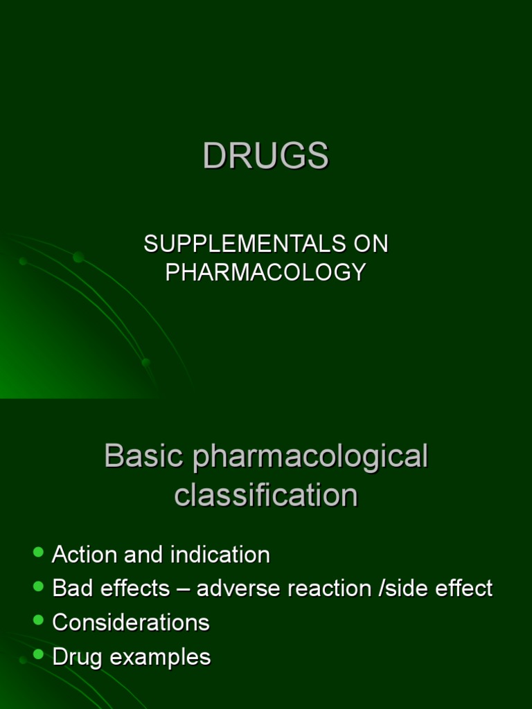 Drug Study | PDF | Drugs | Medical Specialties