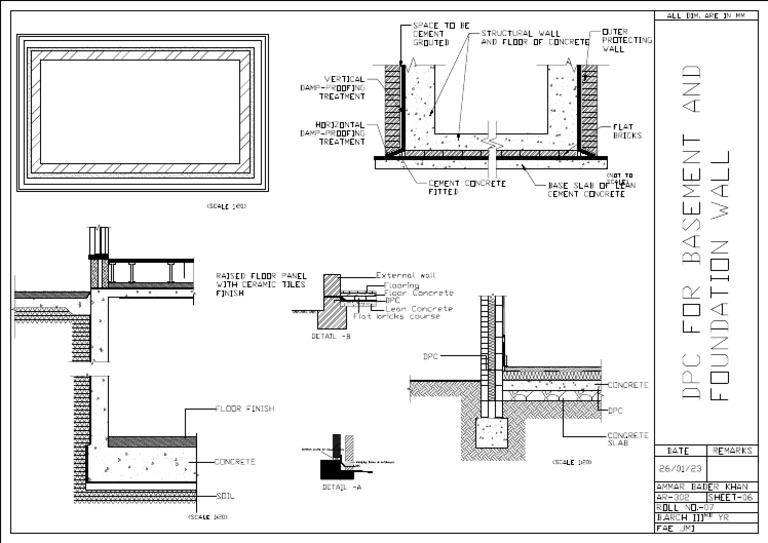 DPC Basement and Wall Abk | PDF