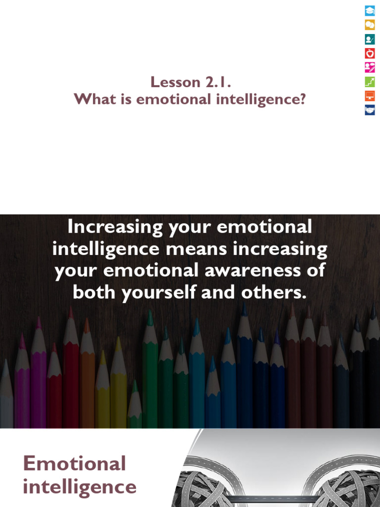 Lesson 2.1. What Is Emotional Intelligence | PDF | Self-Improvement ...