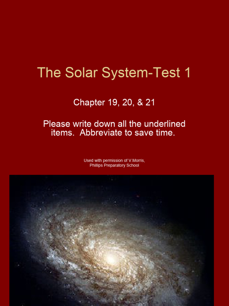 The Solar System 15-16 | PDF | Planets | Saturn