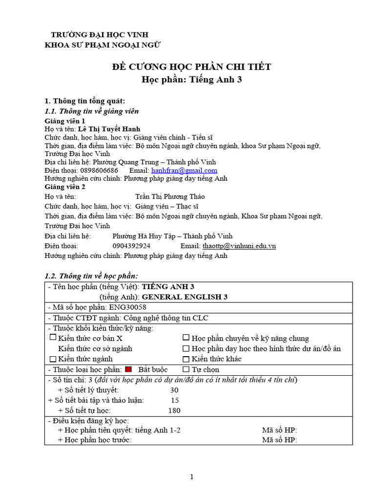 ĐCCT Ta3 CNTT CLC | PDF