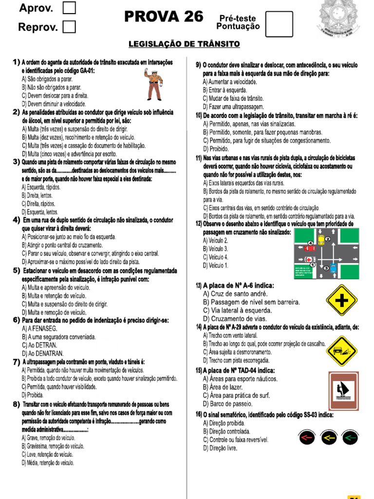 Prova 26 | PDF