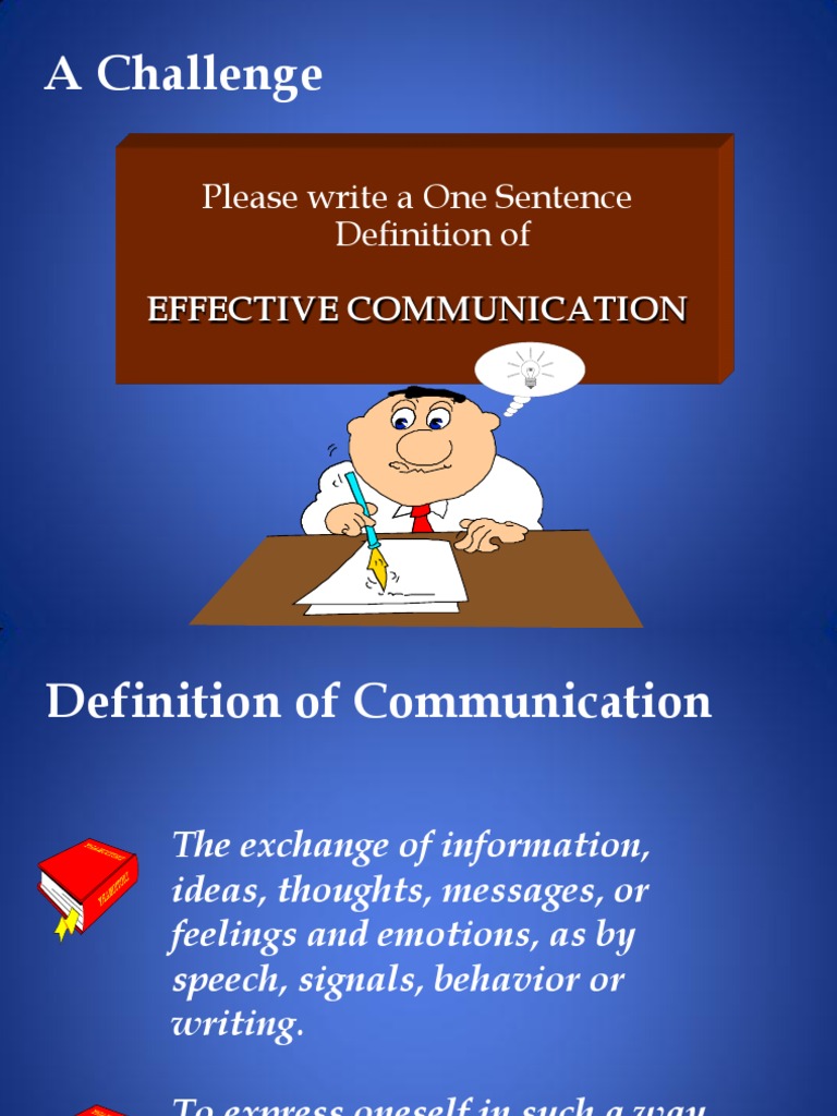 A Challenge: Please Write A One Sentence Definition of | Download Free ...