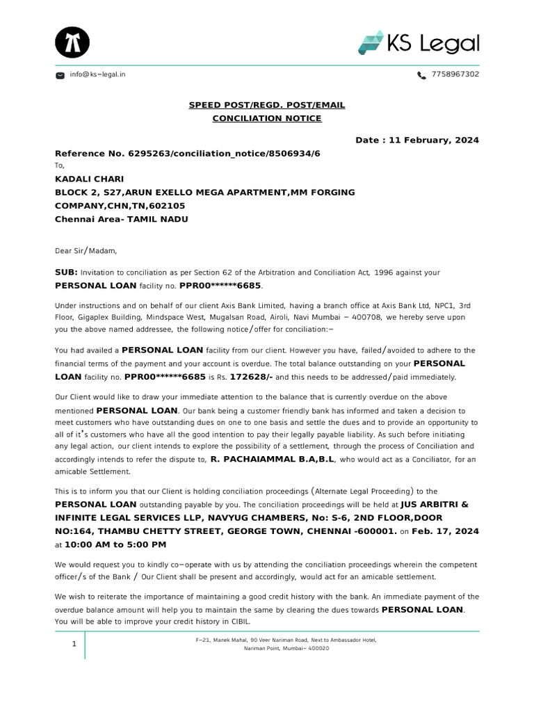 Legal Notice 6295263 PPR008206386685 12022024104431 | PDF | Business ...